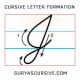 Capital Letter J in Cursive - SuryasCursive.com