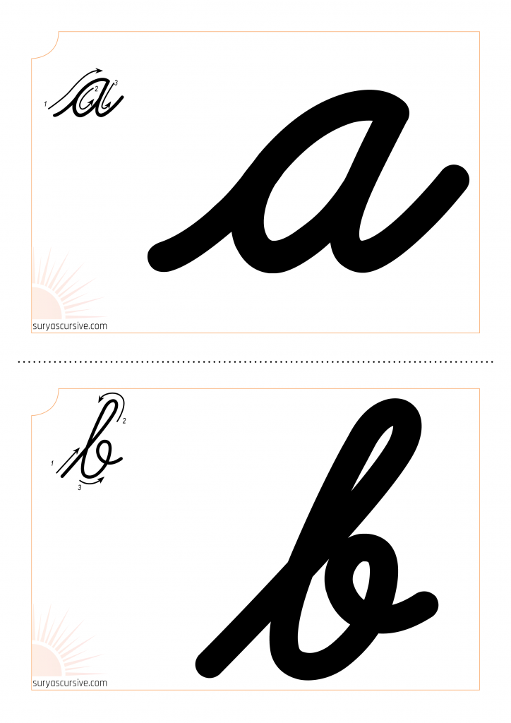 Cursive Sandpaper Letters Printable Template SuryasCursive