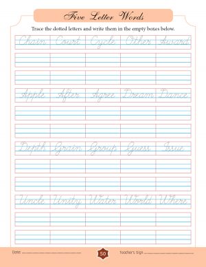 Surya's Cursive Handwriting Workbook - SuryasCursive.com