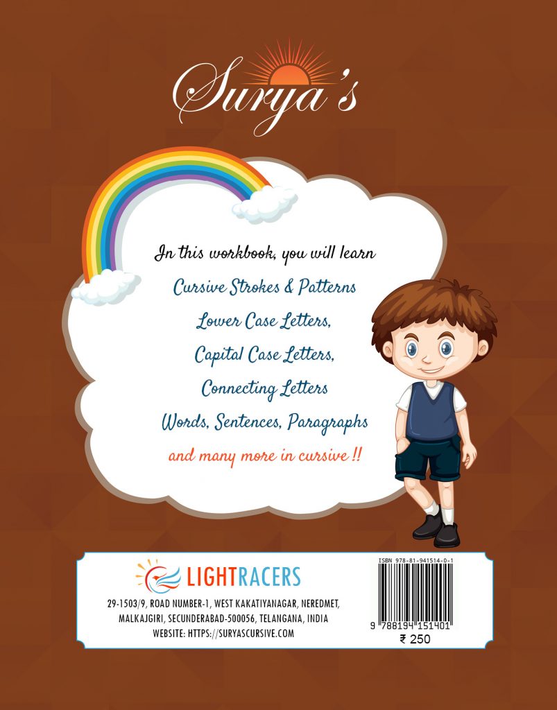 Thank you for buying Surya's Cursive Handwriting Course - Workbook ...