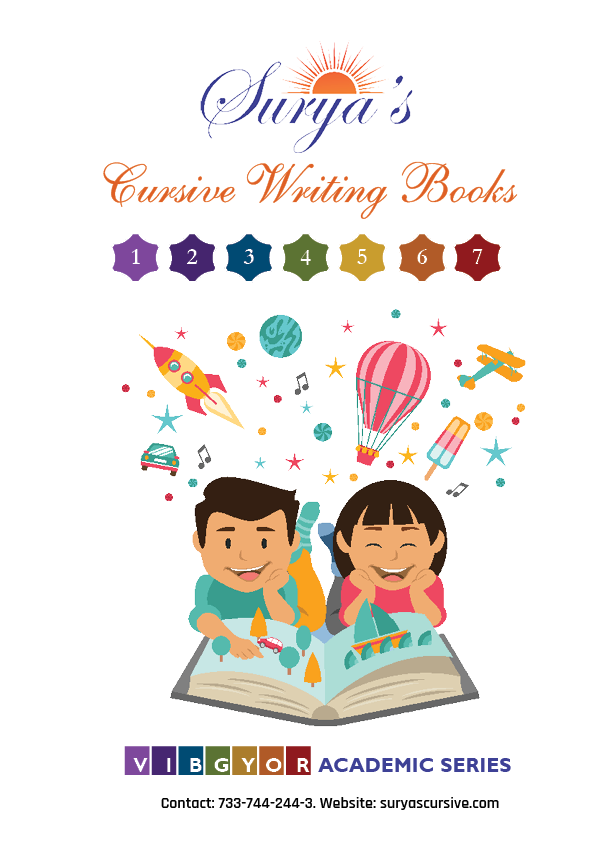 Surya's Cursive Writing Books - Brochure - SuryasCursive.com